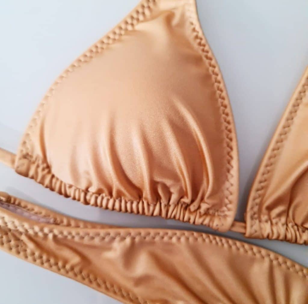Gold Competition Stage Posing Suit | Price from £70